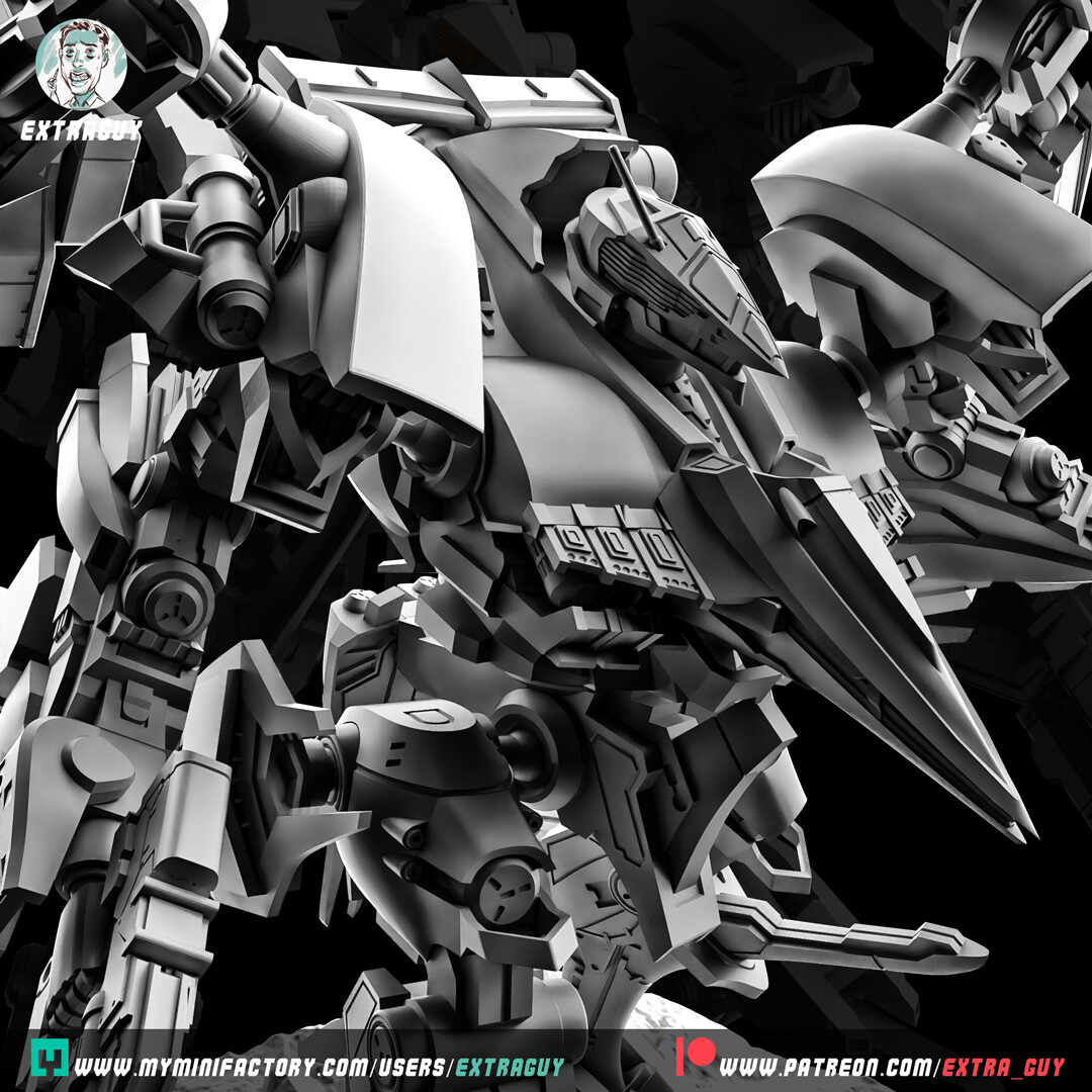 ArtStation - Armored Core Rayleonard 3D Printable