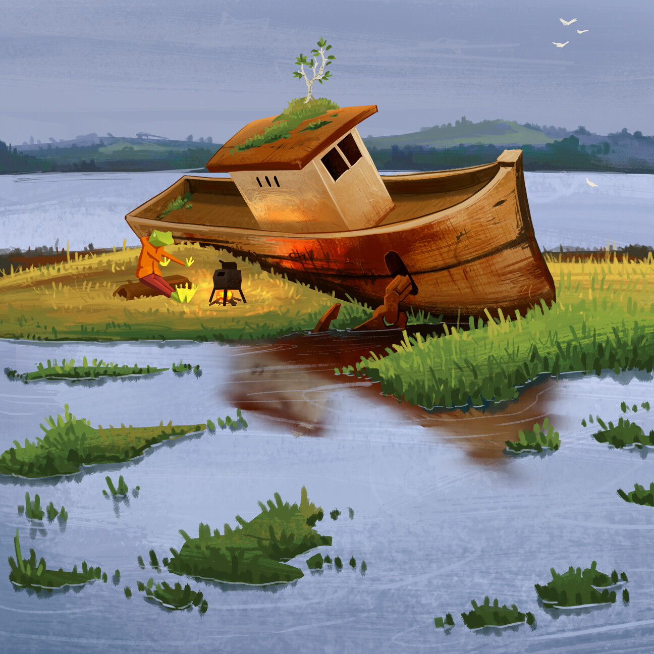 ArtStation - "Rusted metal" 2/365