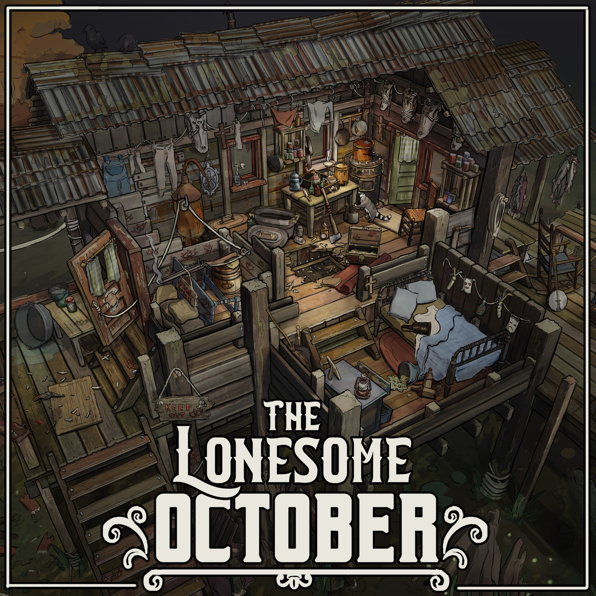 ArtStation - Lonesome October- Rastov's Shack