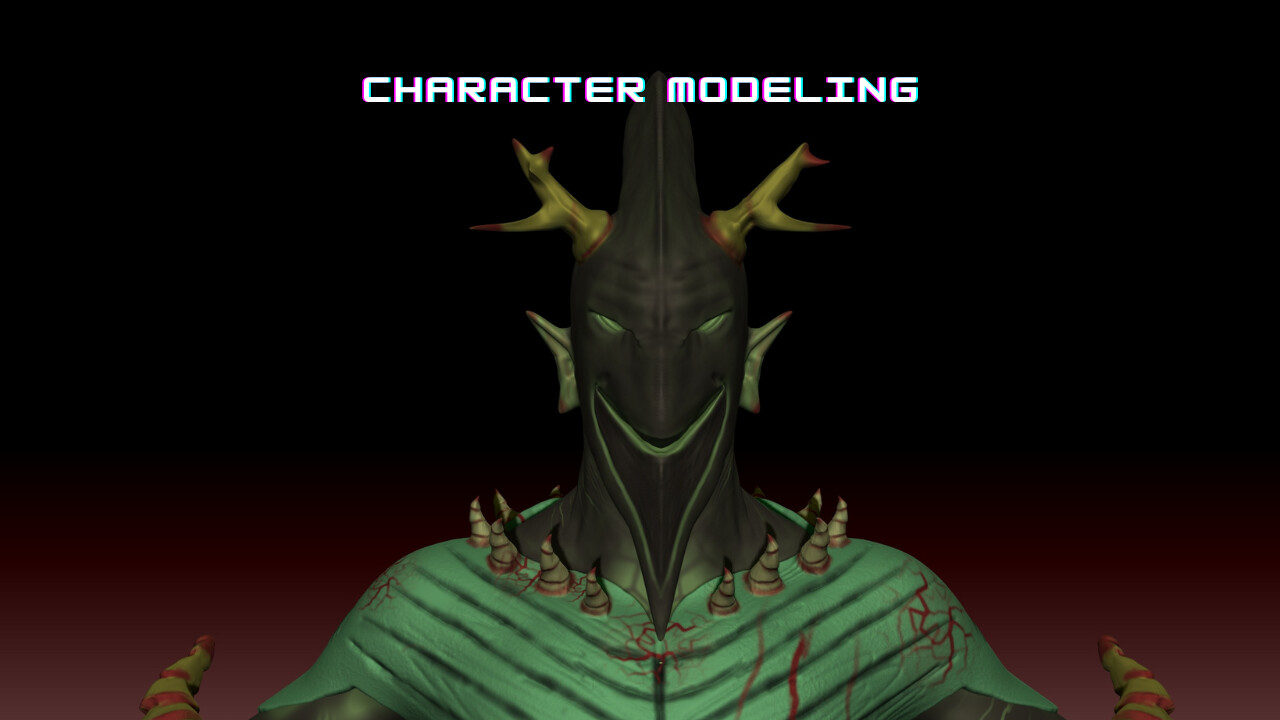 ArtStation - Demon Character Modeling