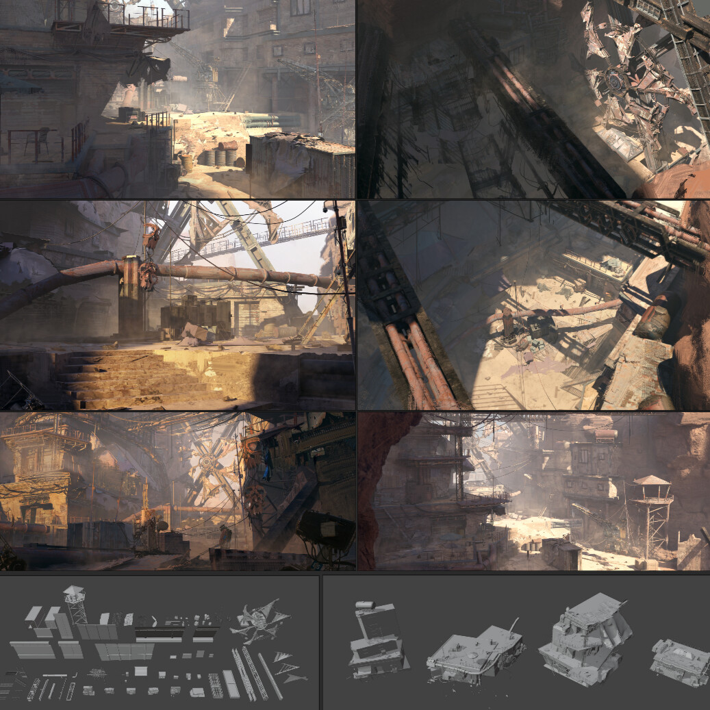 ArtStation - wind farm