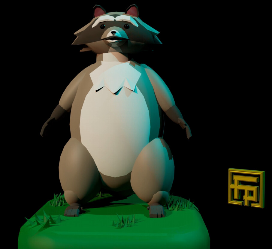 ArtStation - Raccoon 1