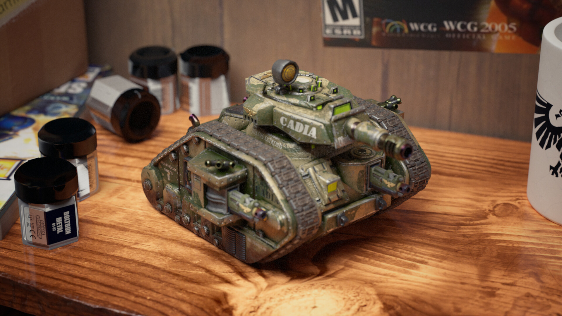 ArtStation - Warhammer 40000 Leman Russ Figurine