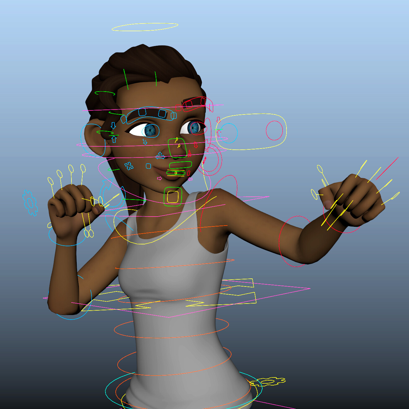 ArtStation - Rain Maya Rig