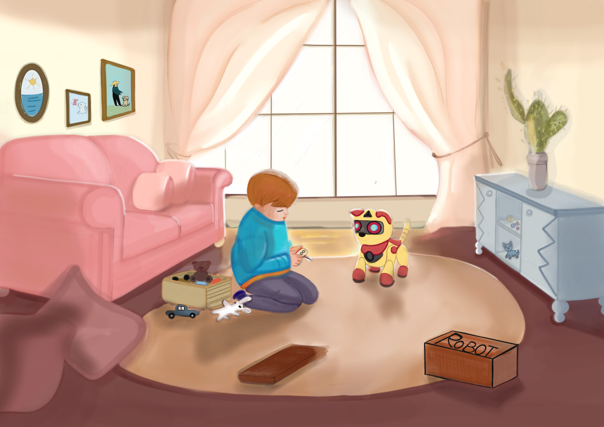 ArtStation - The robot and the child