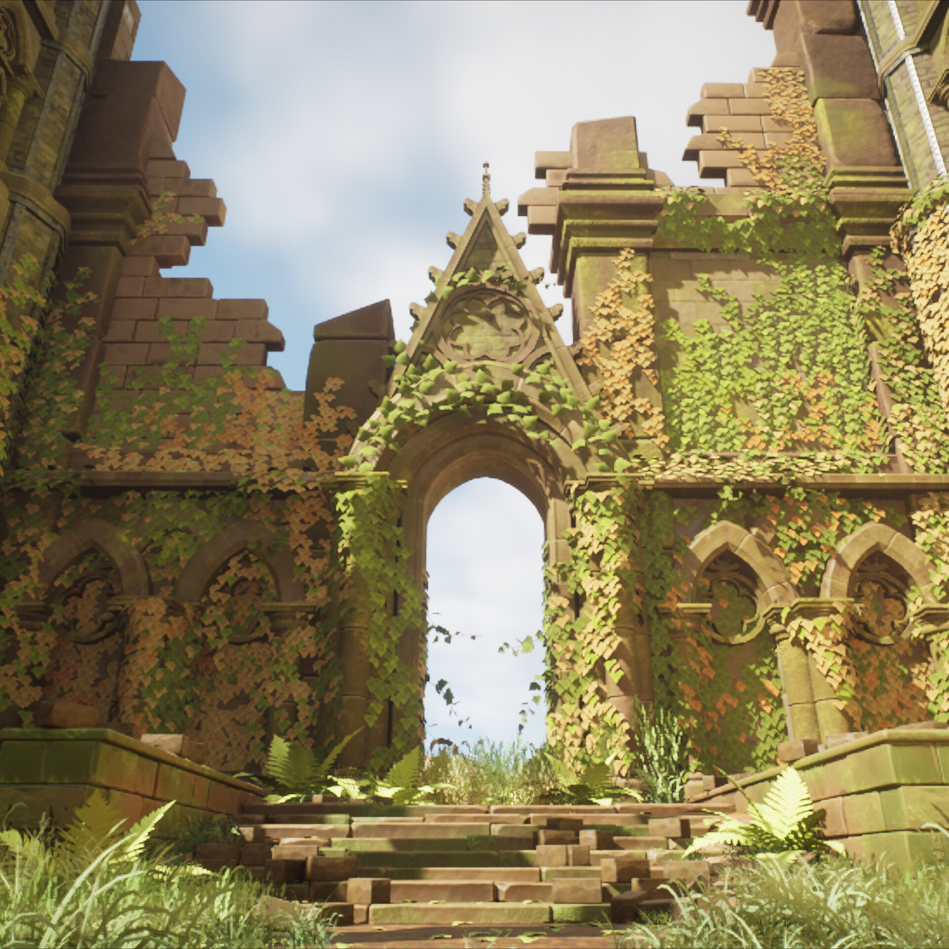 ArtStation - Stylized Ruins