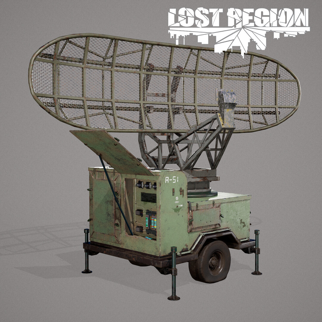 ArtStation - Military mobile radar