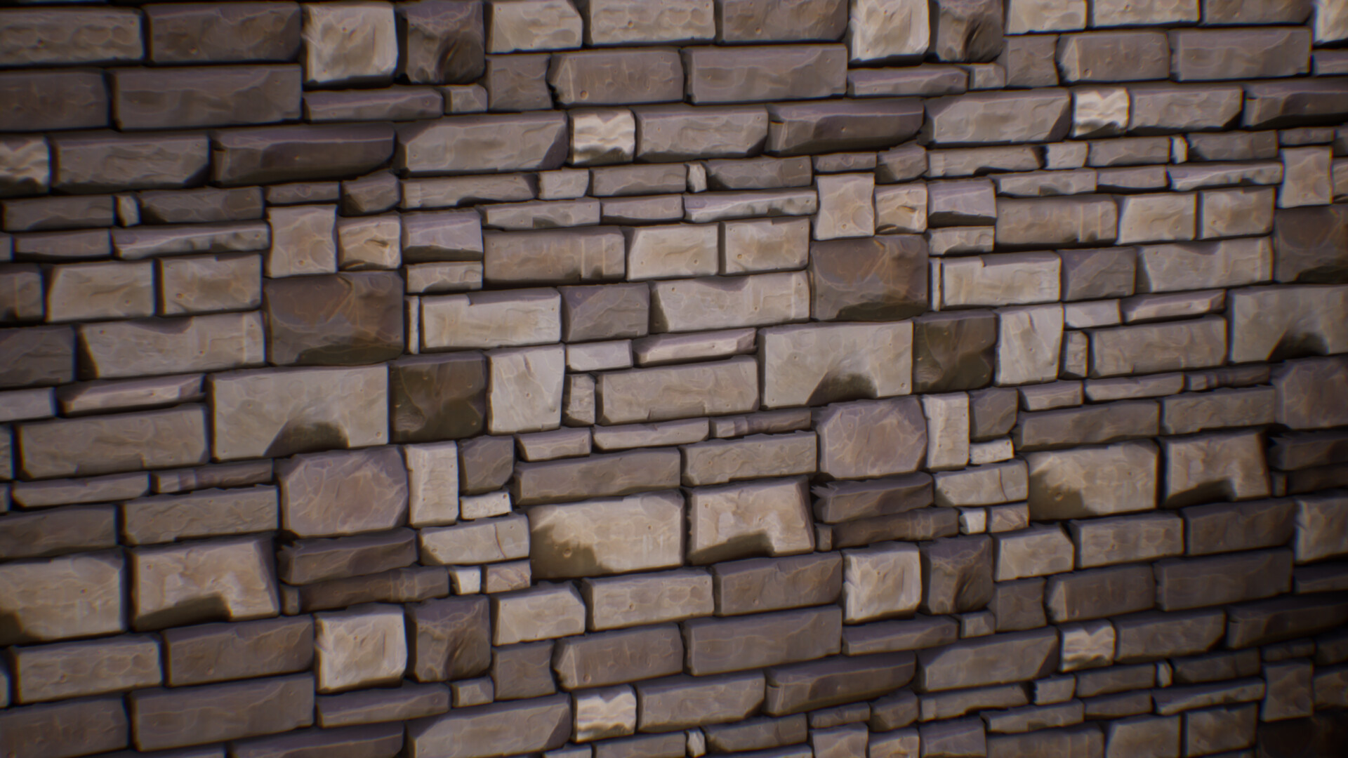 ArtStation - Stylized Stones Wall - PBR Texture