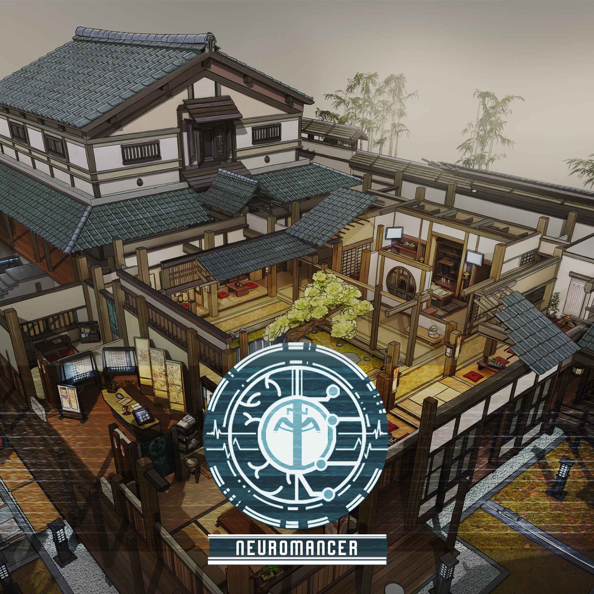 ArtStation - Chiba Clinic Cutaway - Neuromancer