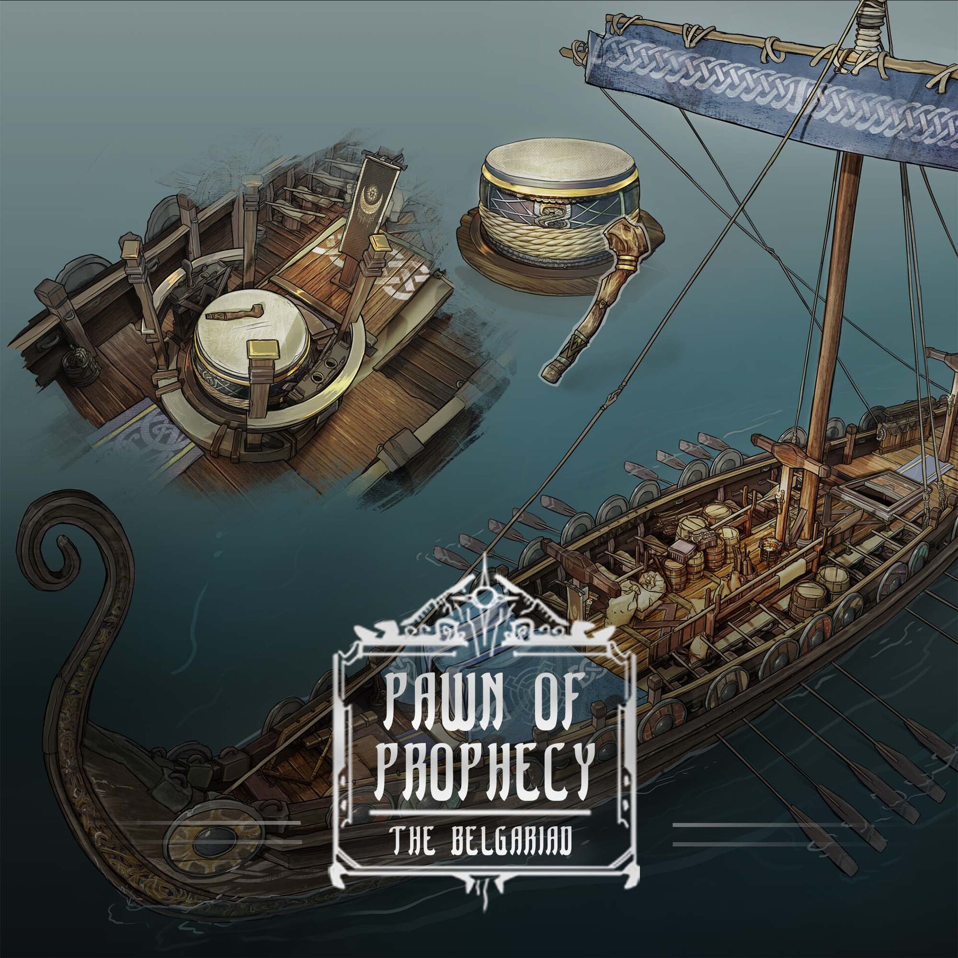 ArtStation - Cherek Longship - Pawn of Prophecy - The Belgariad