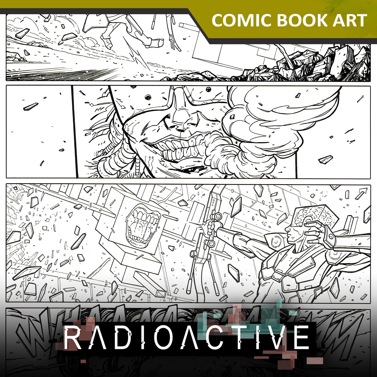 ArtStation - Radioactive (2015) comic pages