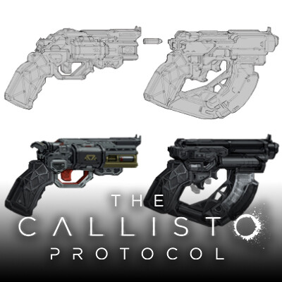 ArtStation - The Callisto Protocol - Tactical Pistol