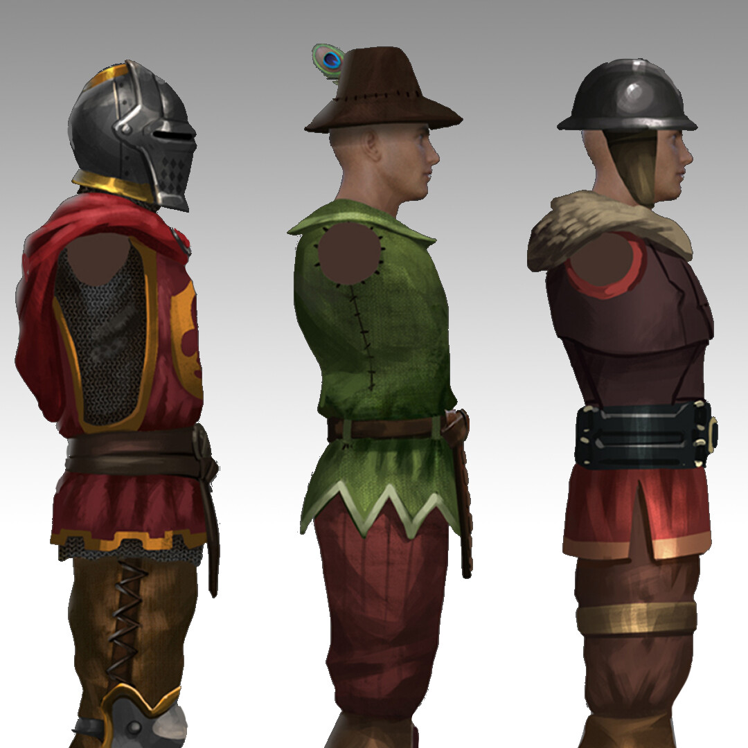 ArtStation - Armor Set Concept Art - Crypto Fights