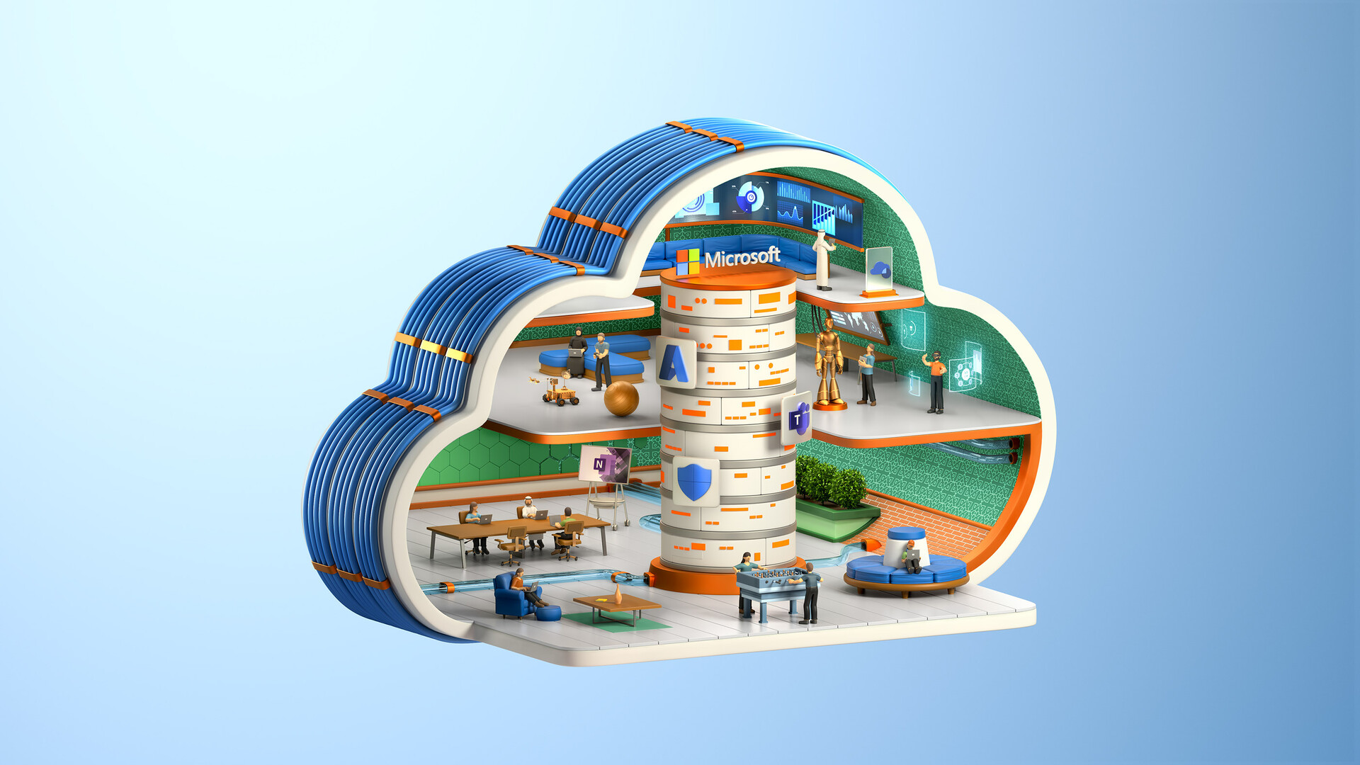 ArtStation - Estúdio Pé Grande - Microsoft Azure