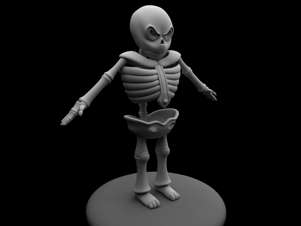 ArtStation - Toon Skull Troop