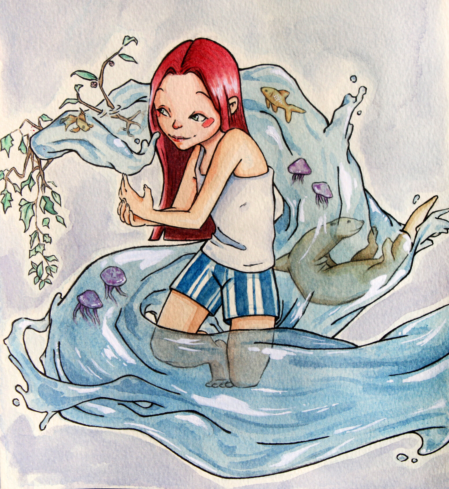 ArtStation - Book illustration and Children's Art. Watercolour.