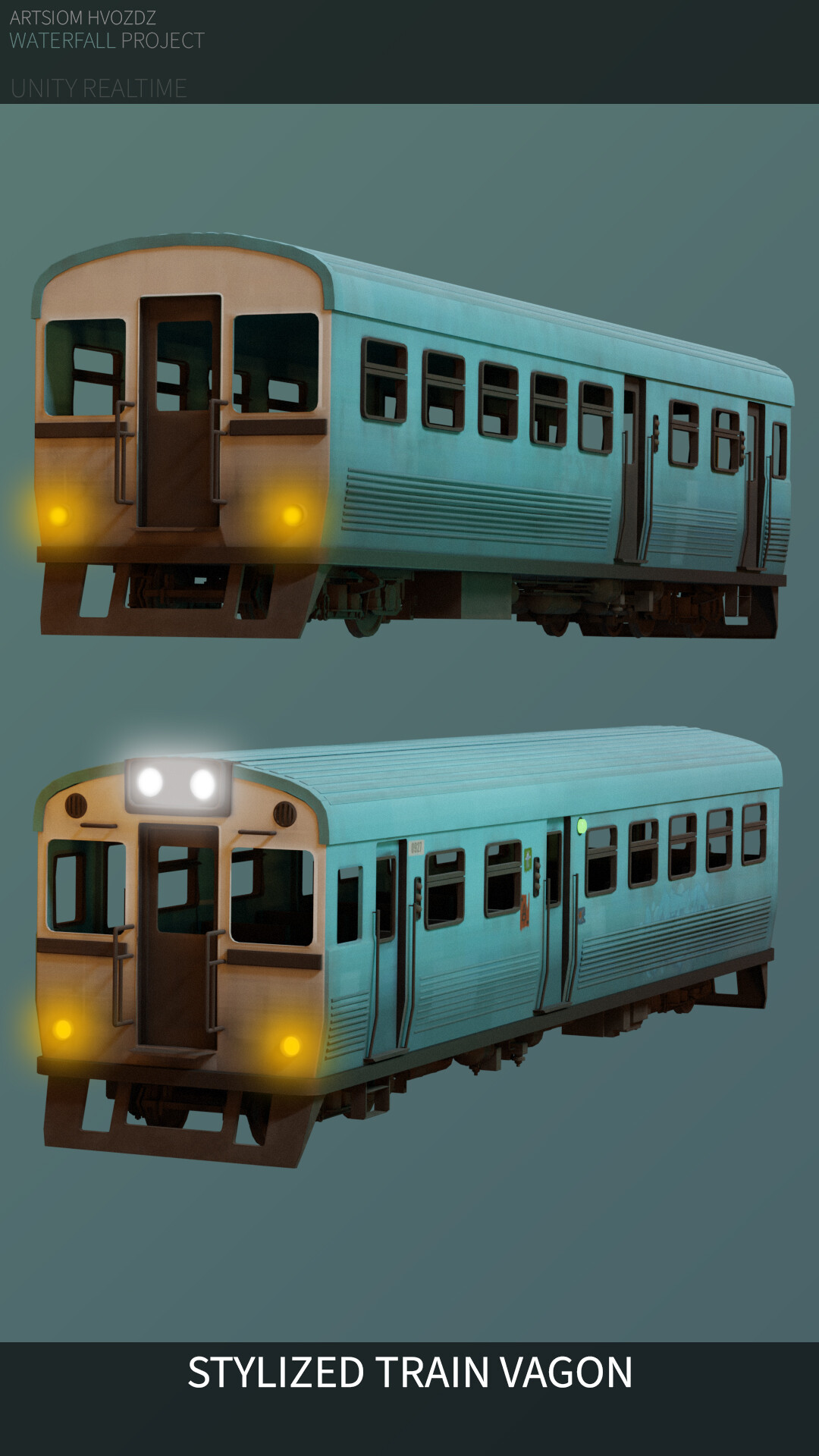 ArtStation - Stylized Train