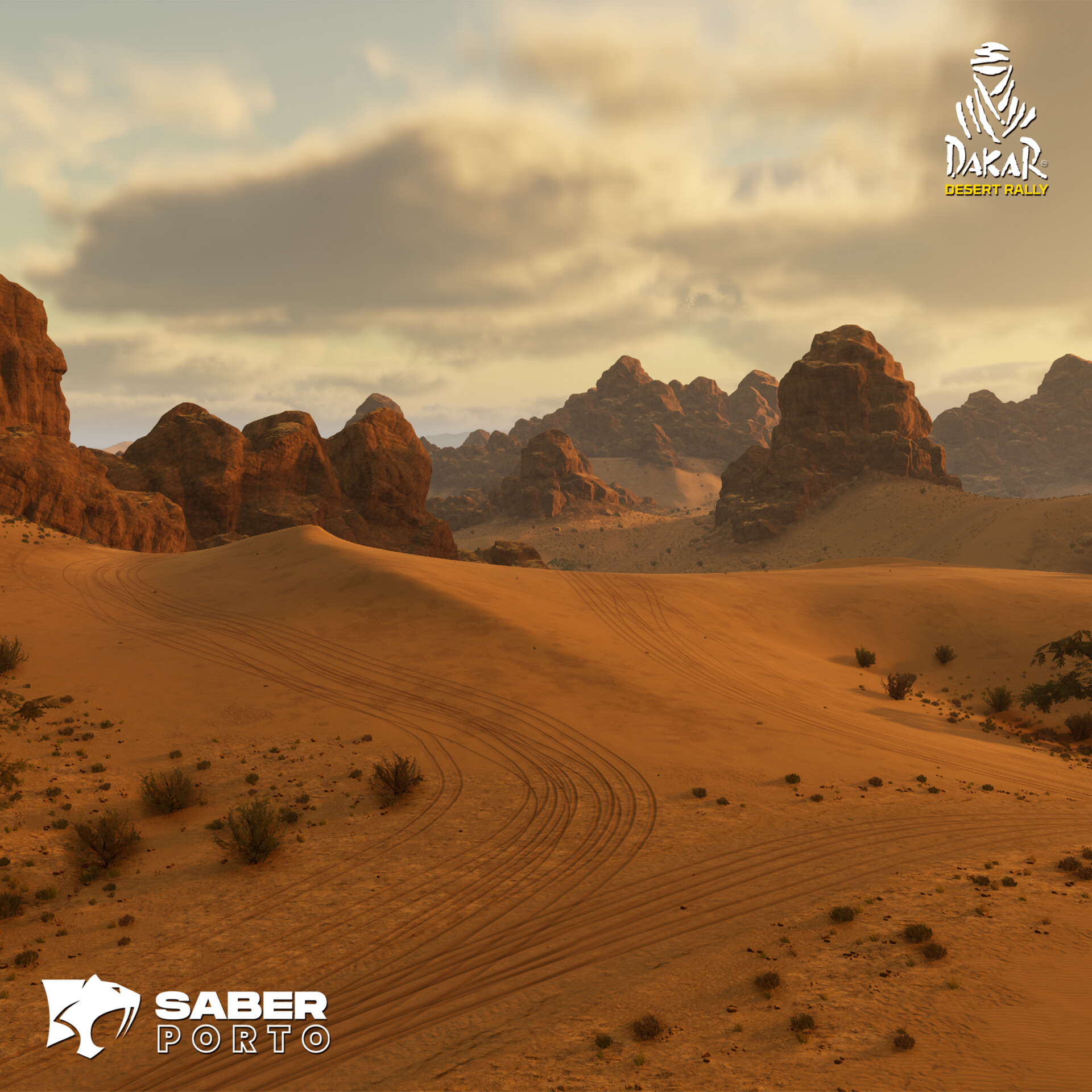 ArtStation - Dakar Desert Rally: Extended Map [Environment Art]