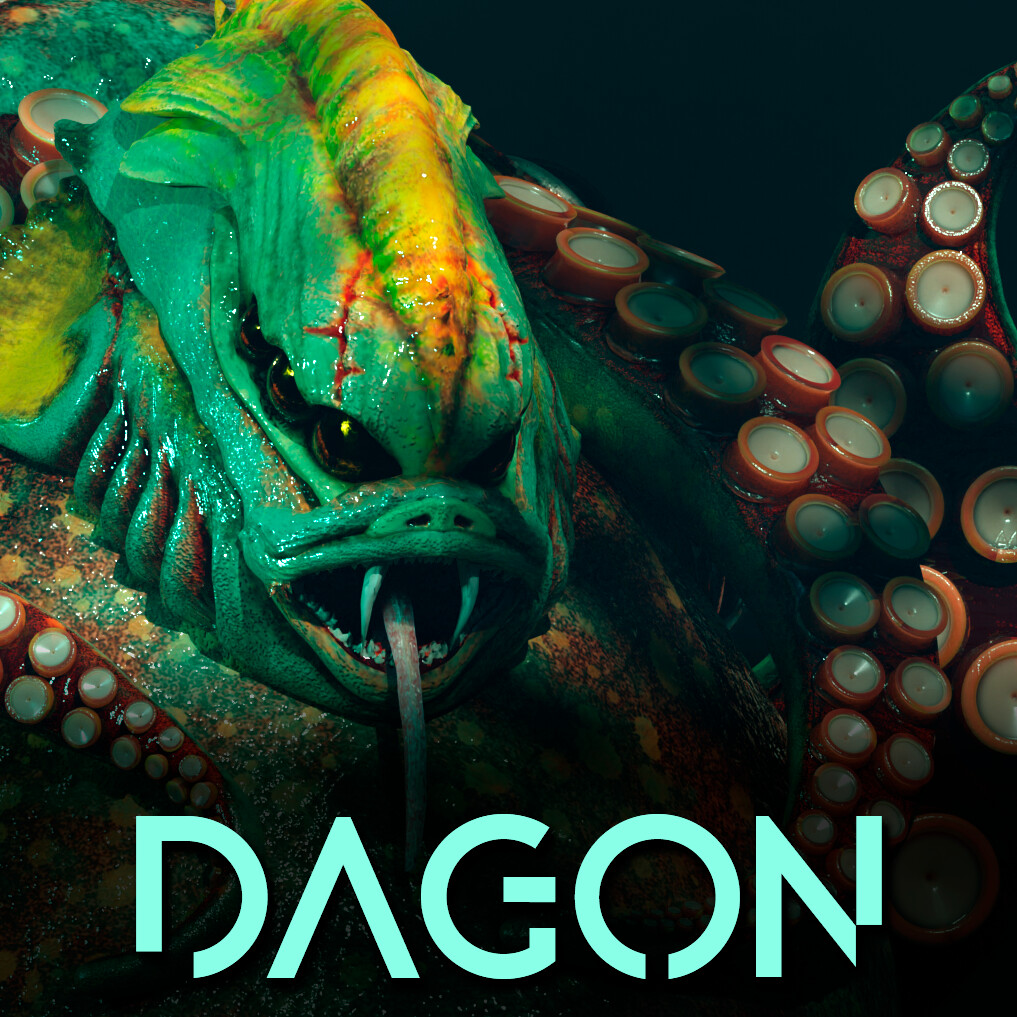 ArtStation - Dagon. H. P. Lovecraft