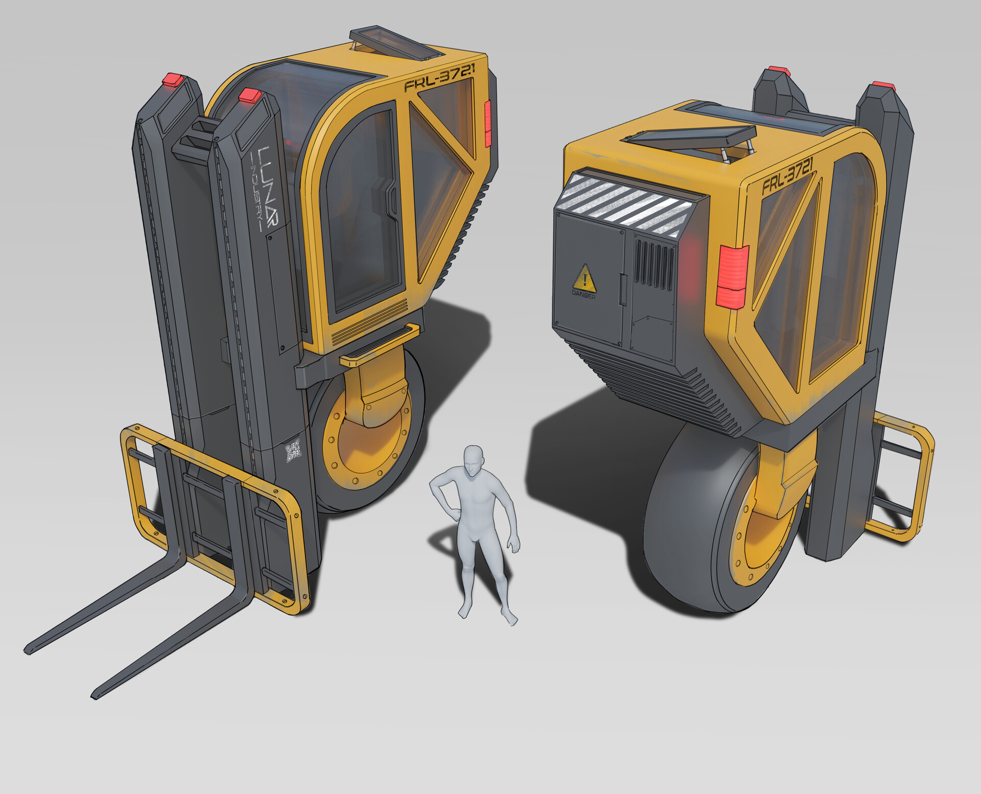 ArtStation - Forklift concept