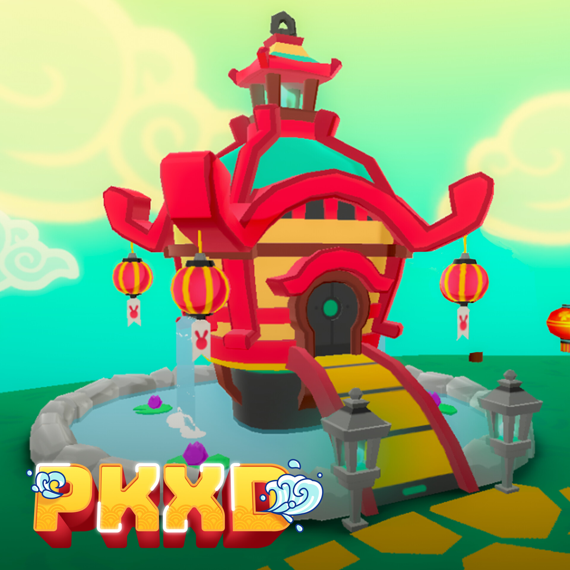 ArtStation - PKXD Temple House (Lunar New Year 2023)