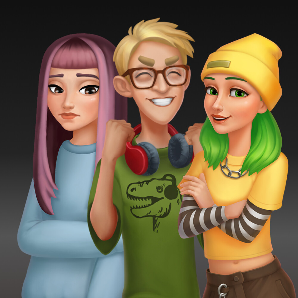 ArtStation - Visual Novel Characters | PART 4