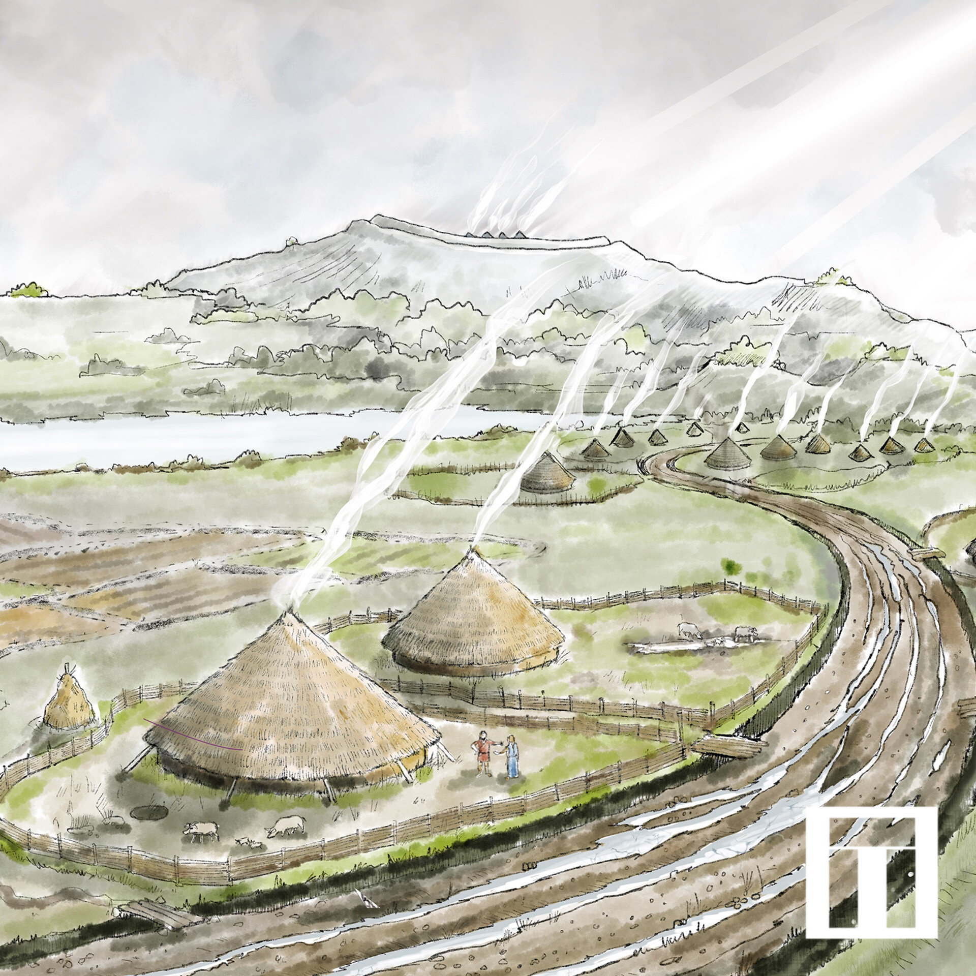 ArtStation - Iron Age Yatton, North Somerset, England