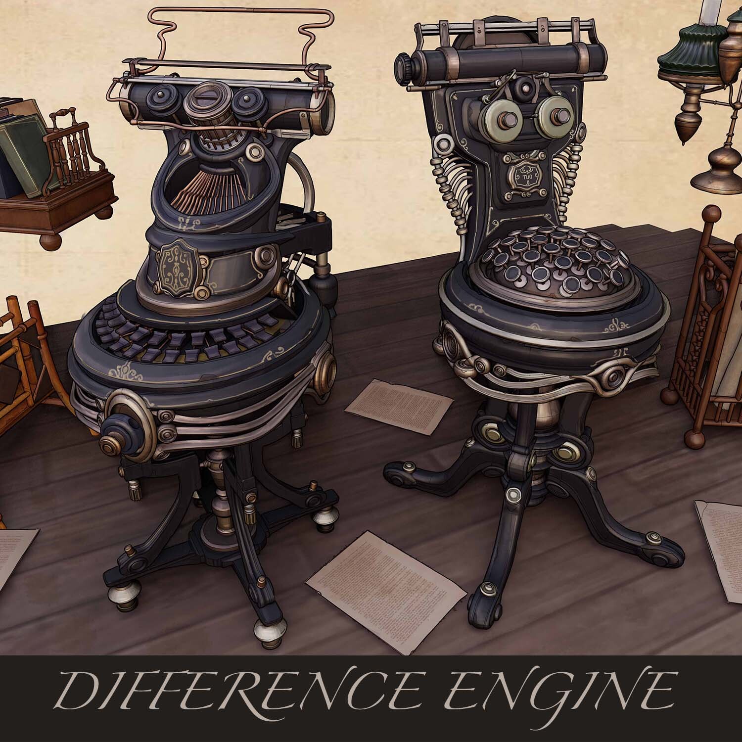 ArtStation - Difference Engine-Props