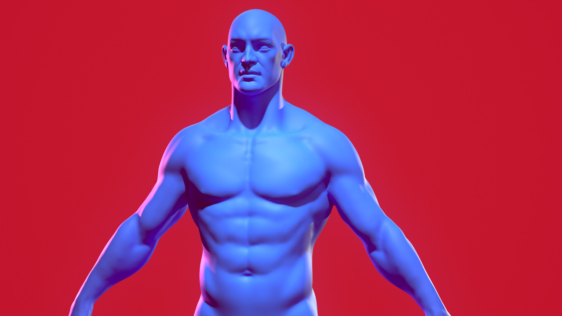 ArtStation - Male anatomy study