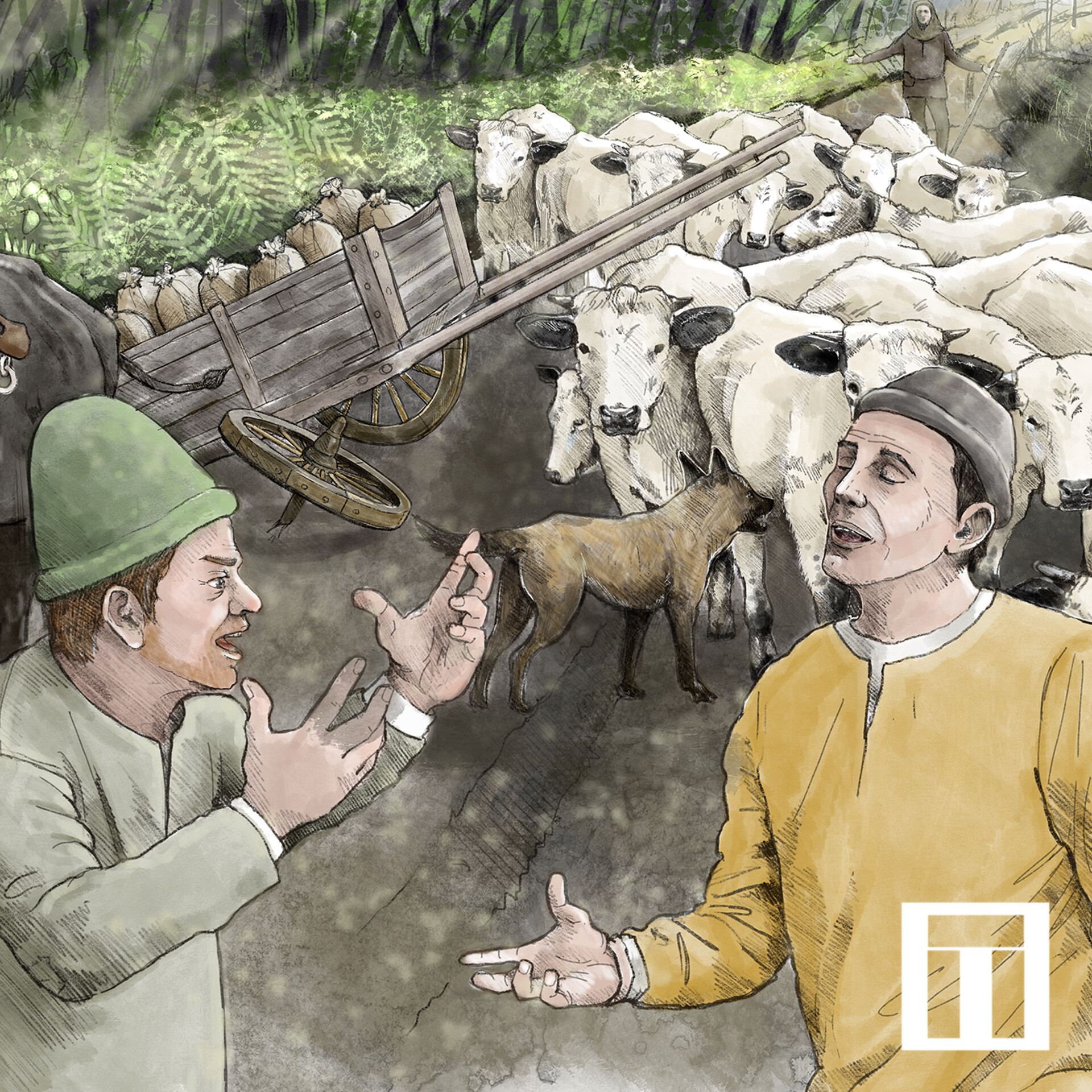 ArtStation - Medieval Tatchbury Track, New Forest, Hampshire, England