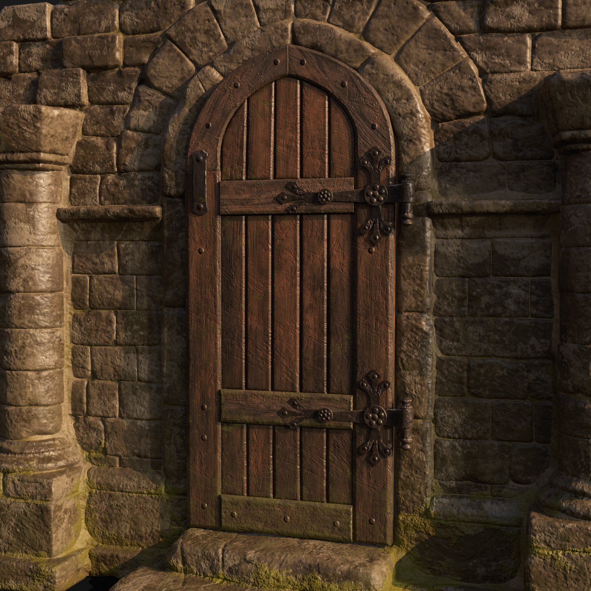 ArtStation - Stone Wall