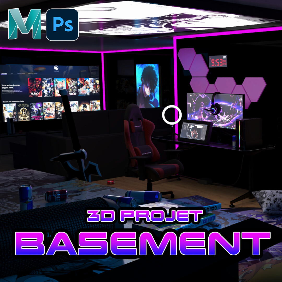 ArtStation - 3D Projet : Basement
