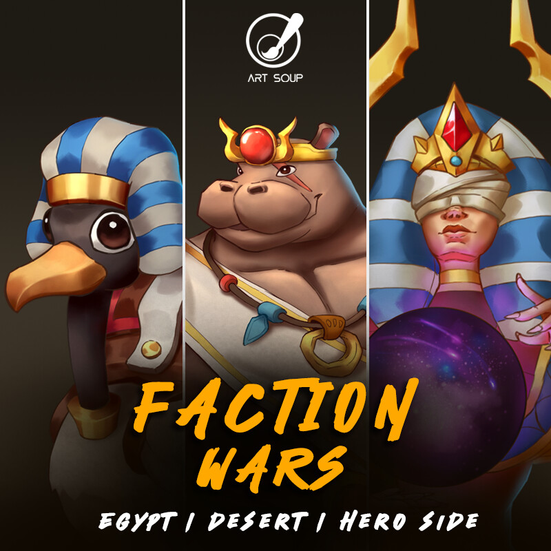 ArtStation - Faction Wars - Stylize Characters for Game