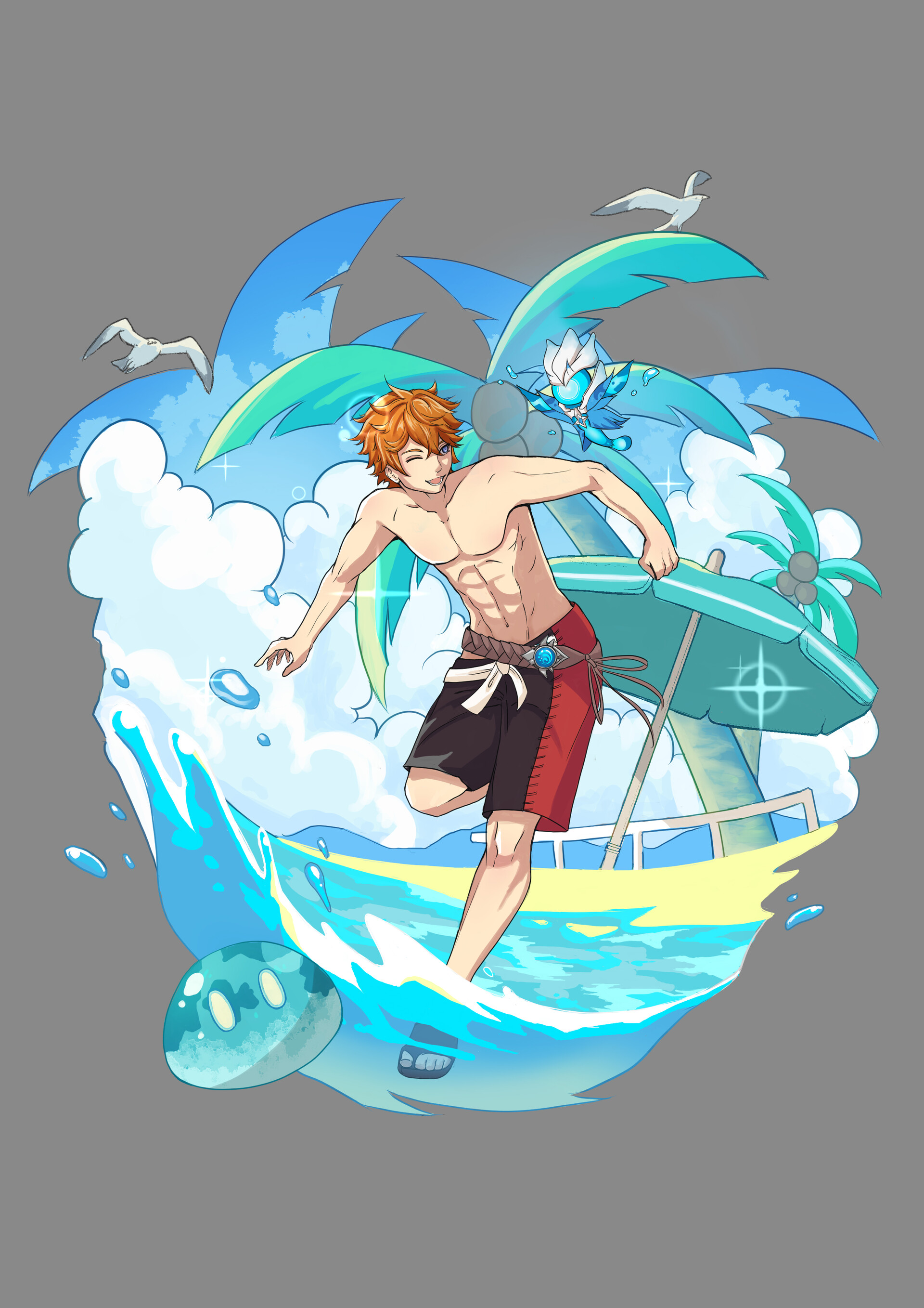 ArtStation - Childe: Beach Harbinger