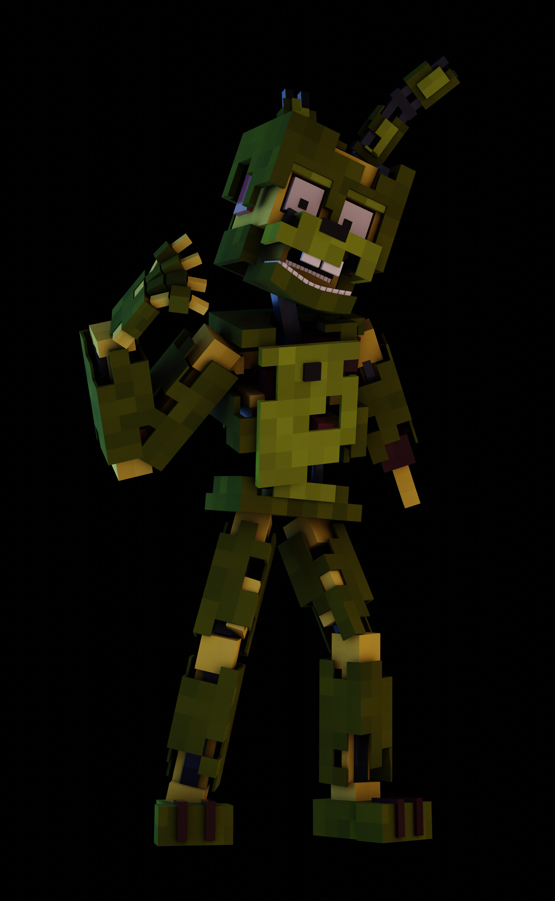 ArtStation - FNAF PS Scraptrap Rig
