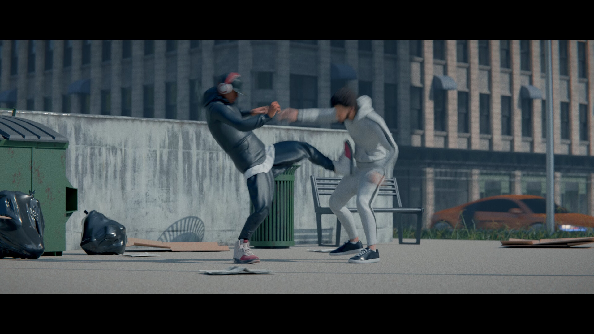 ArtStation - Fight Scene - rendered in Blender