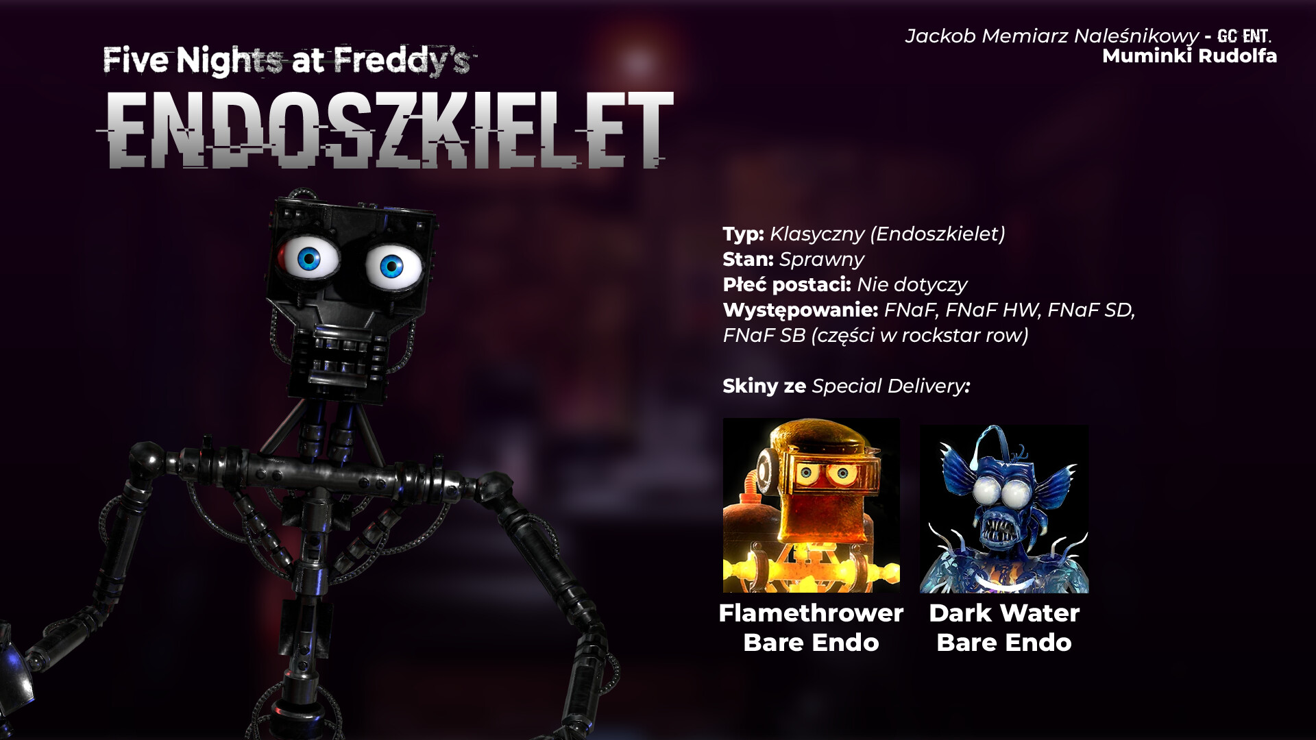 ArtStation - FNAF 1 characters presentation