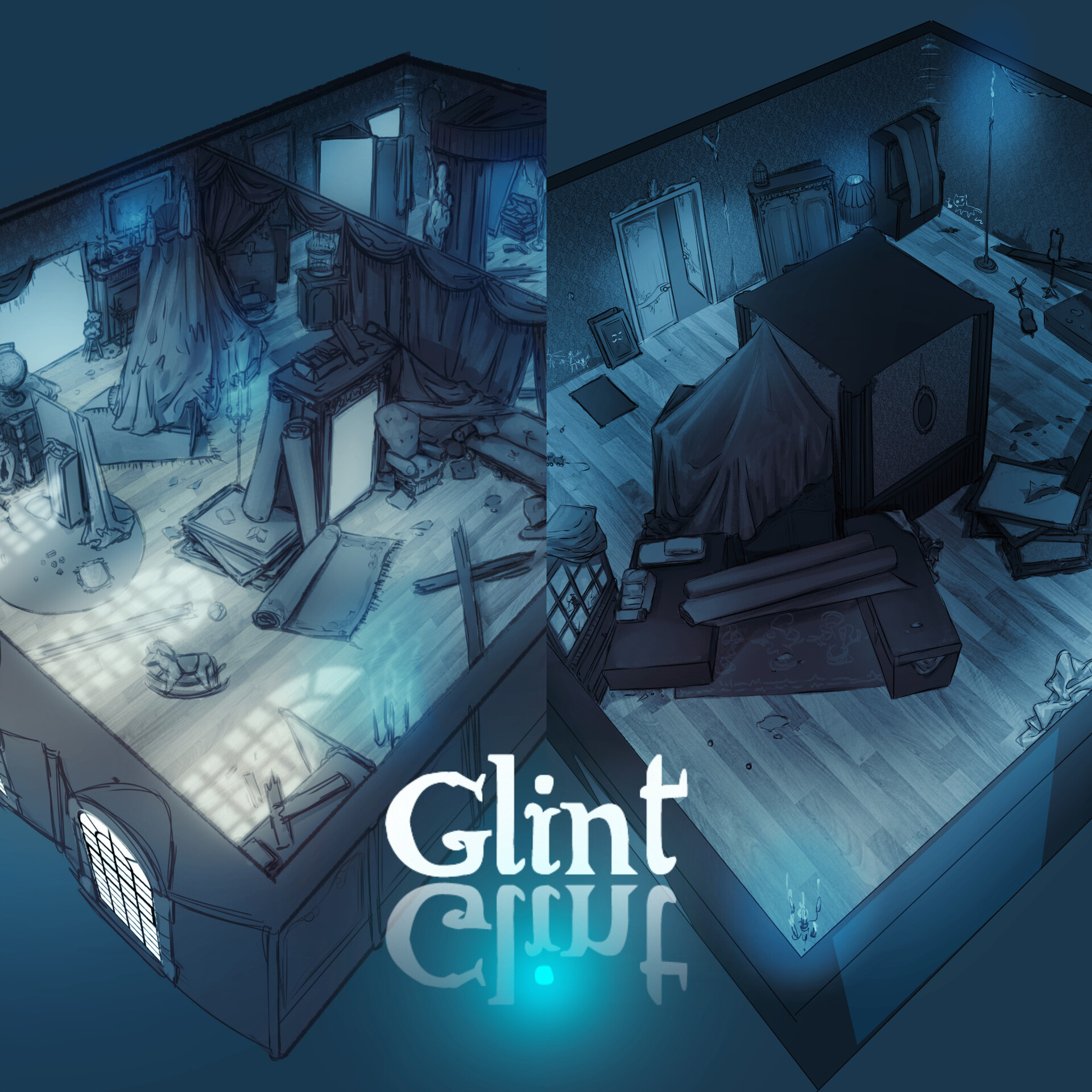 ArtStation - Glint - The living rooms/playrooms - concept arts
