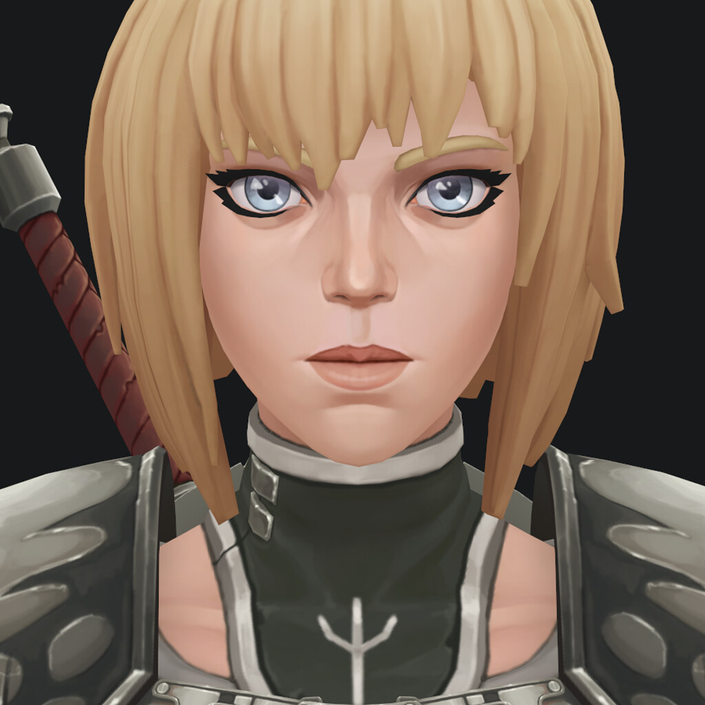 ArtStation - Claymore Clare fan art