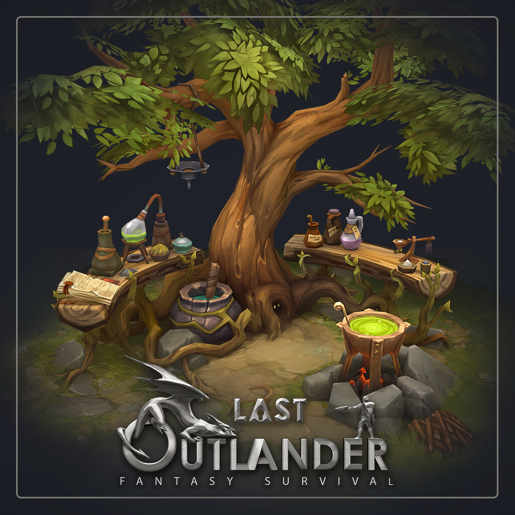 ArtStation - Last Outlander - Chemist's Table