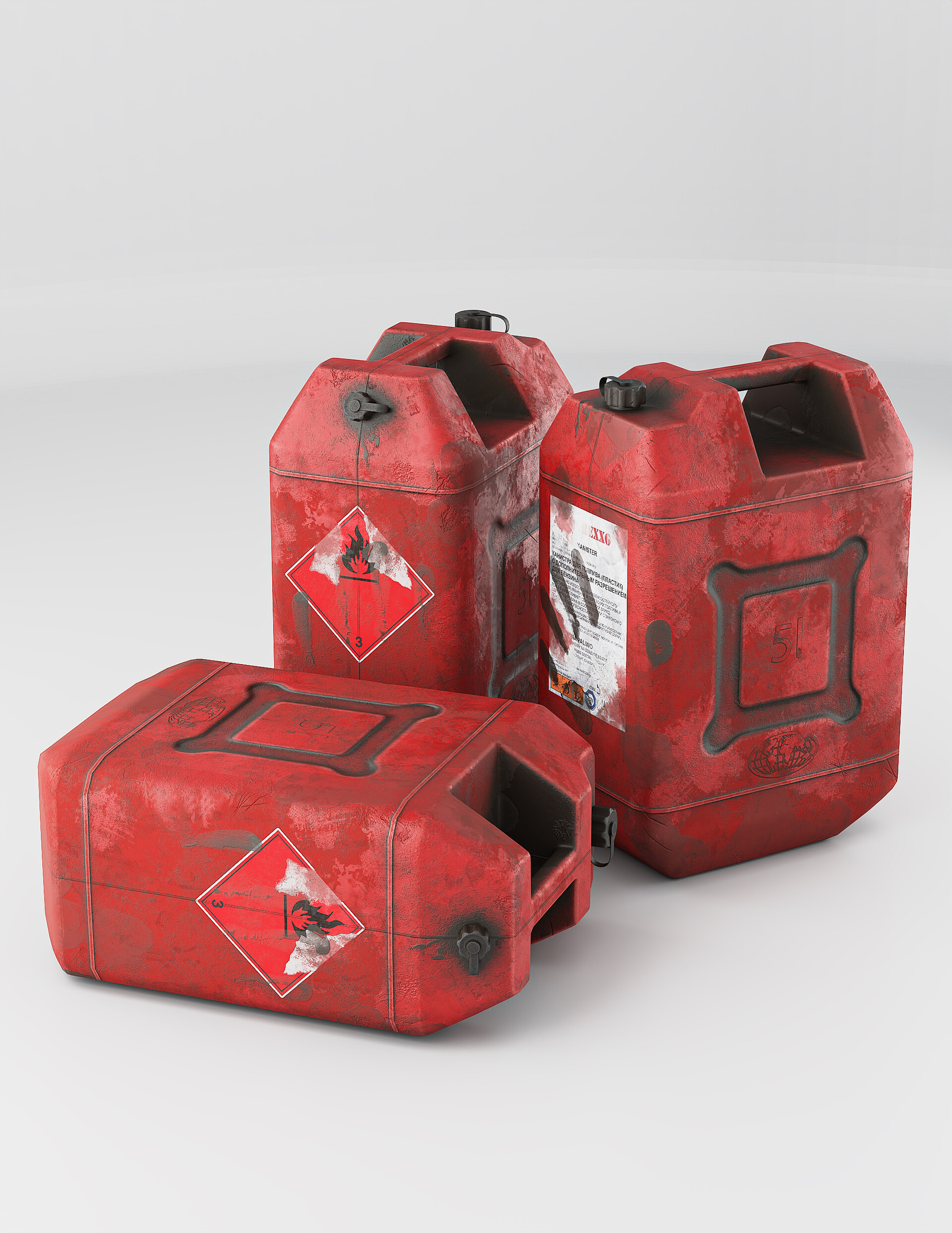 ArtStation - Модель канистры / canister model