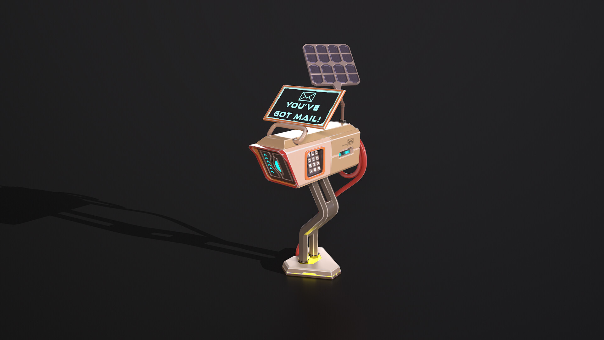 ArtStation - Sci-Fi Mailbox