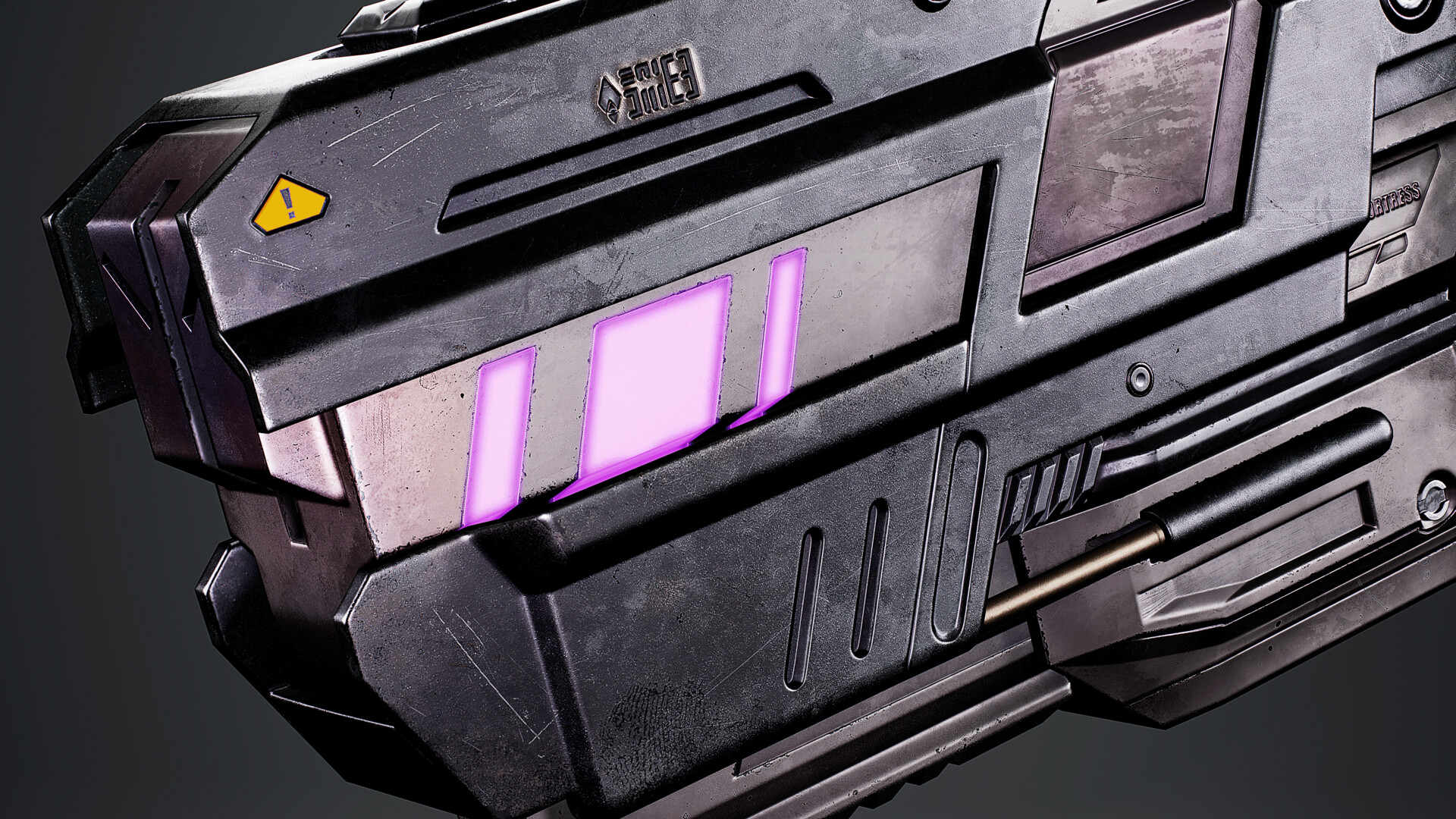 ArtStation - Cyberpunk Pistol - Blacksteinn bootcamp Part I