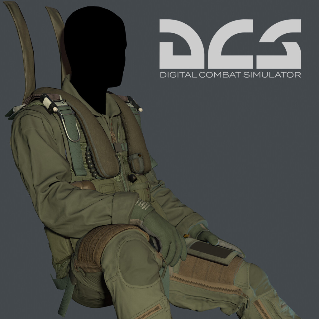 ArtStation - Pilot F18 for Digital Combat Simulator.