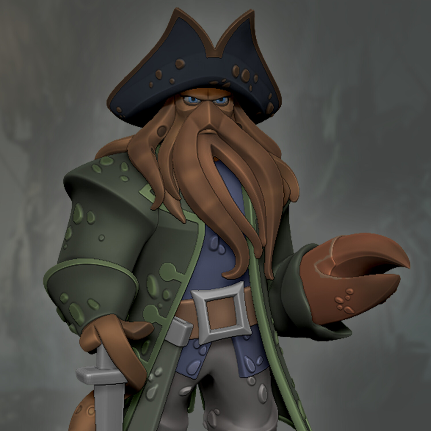 ArtStation - Davy Jones - Disney Infinity Fan Art