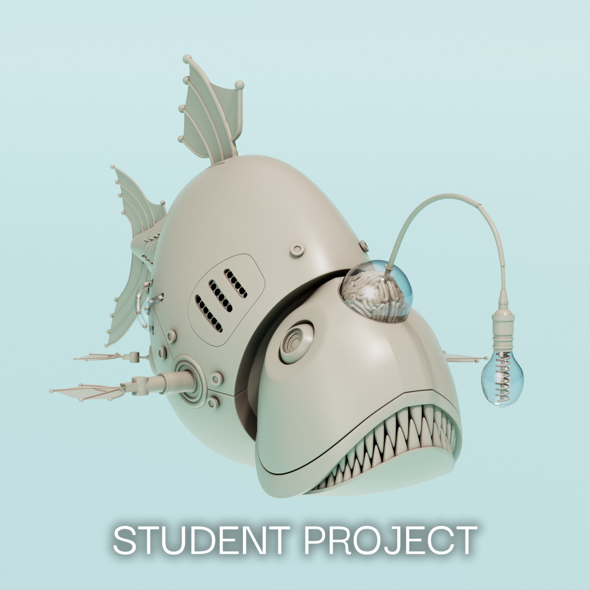 ArtStation - Student project: Robot fish