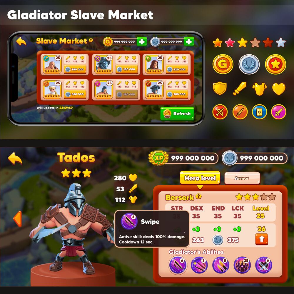 ArtStation - Game interface, part1