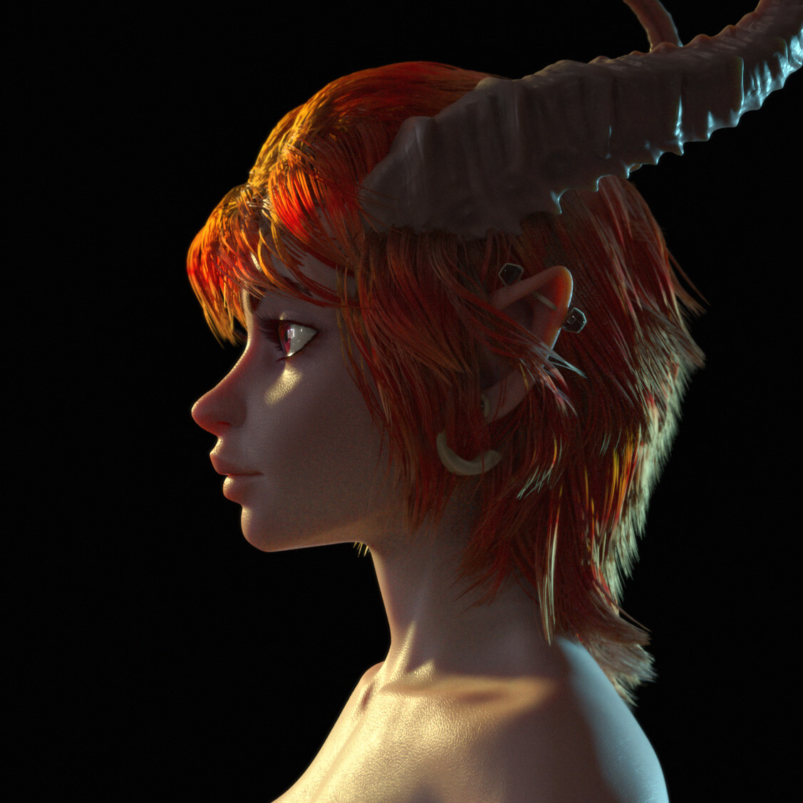 ArtStation - Female character rigging tests and scraps