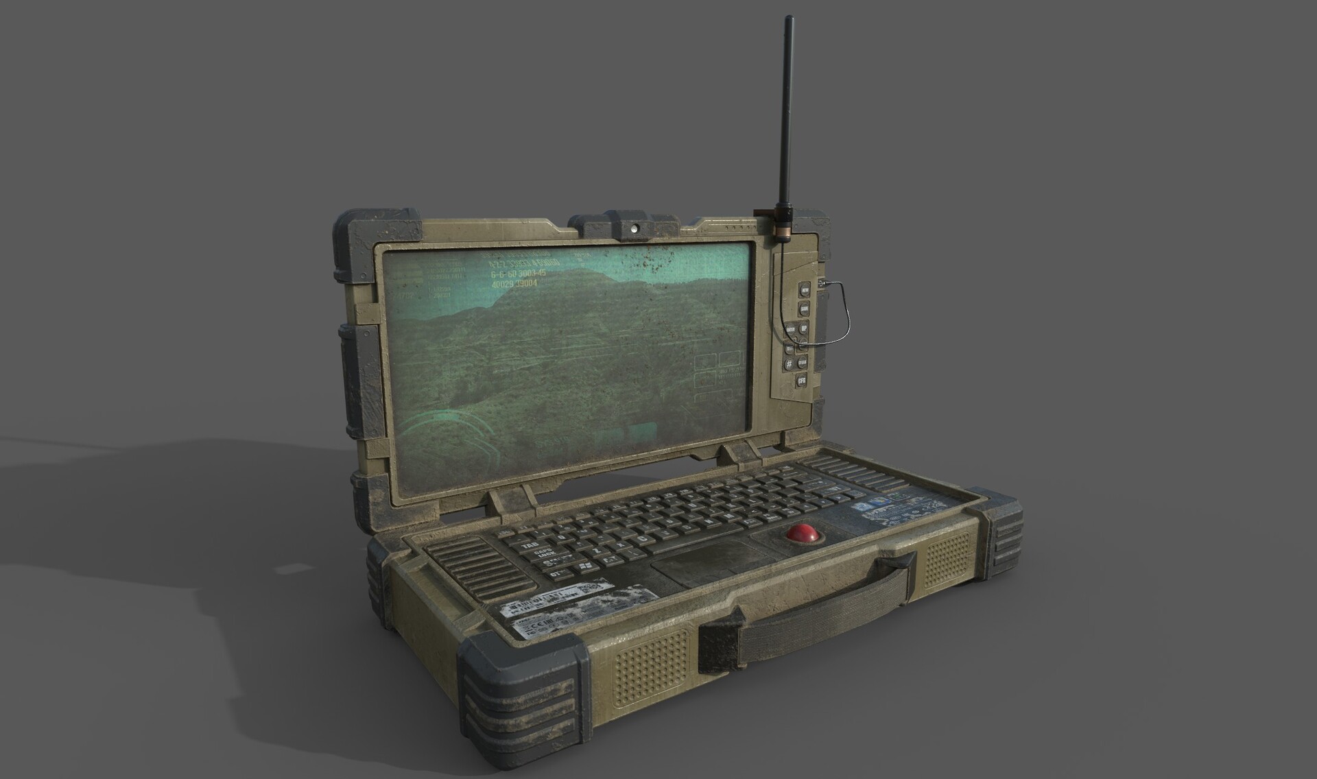 ArtStation - Combat Laptop