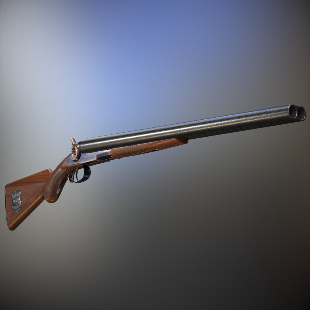 ArtStation - Remington "Coach Shotgun" Model 1889